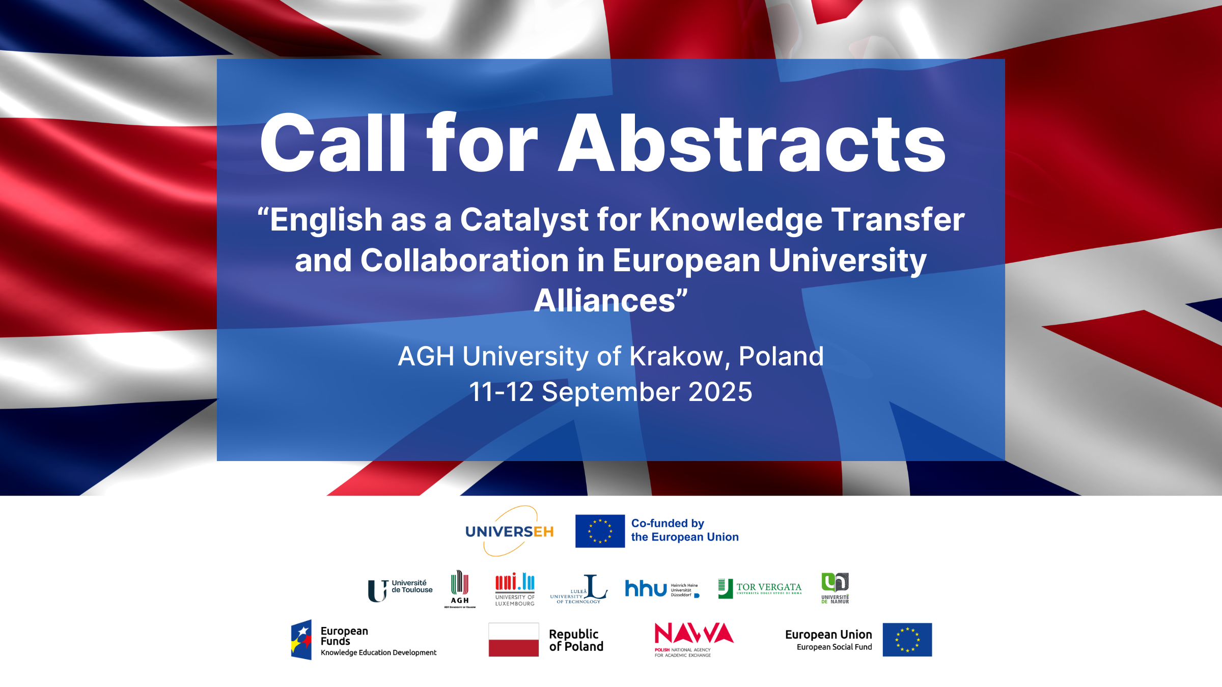 Call for Abstracts · English as a Catalyst for Knowledge Transfer and ...