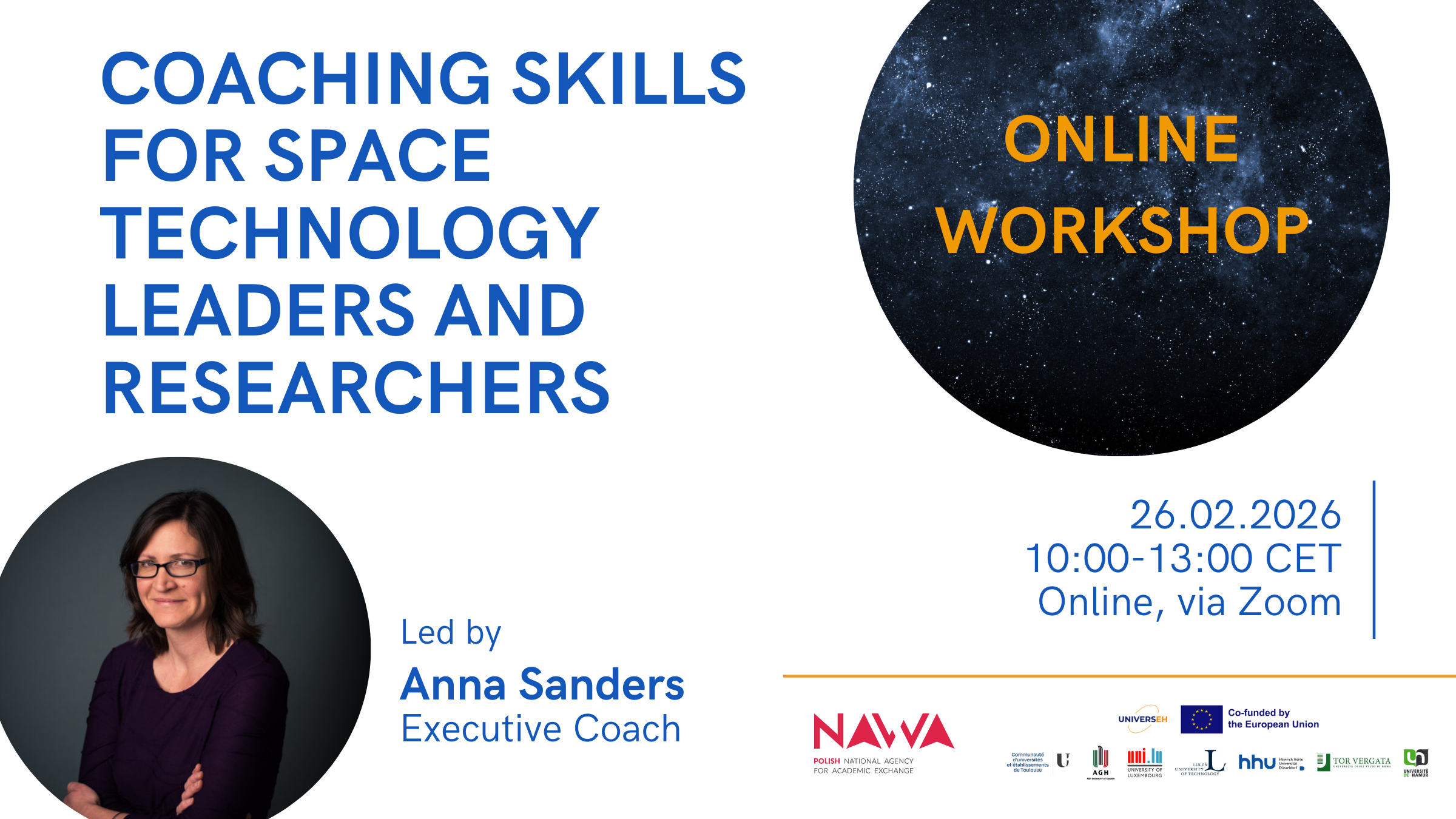 Online workshop: Coaching Skills for Space Technology Leaders and ...